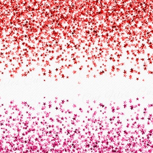 Glitter Stars Border | 30 Colors Glitter Stars Overlay Background ...