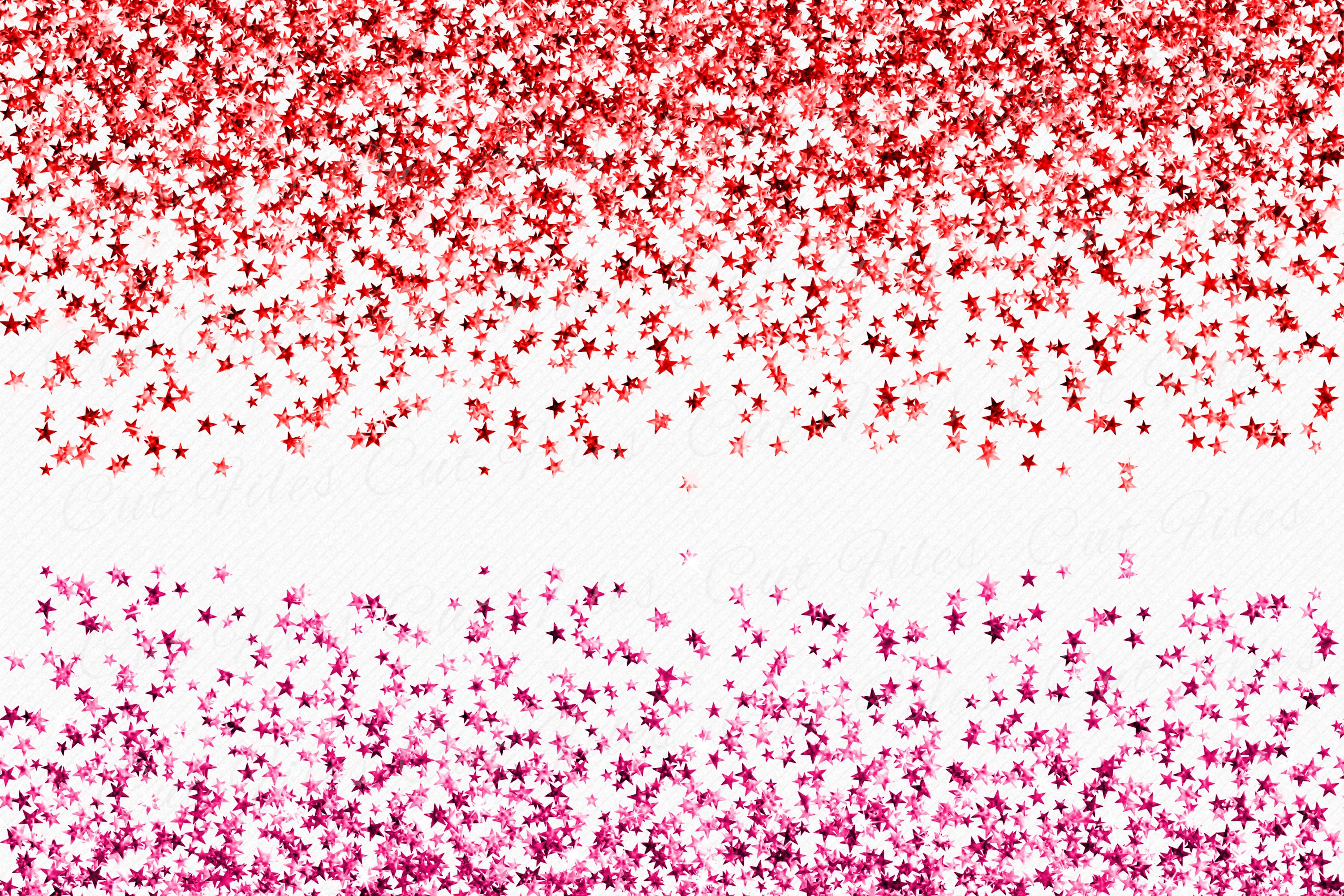 Glitter Stars Border 30 Colors Glitter Stars Overlay - Etsy