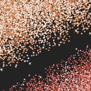 Earth Tone Glitter Confetti Borders 30 Earth Tone Glitter Overlay ...