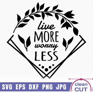 Live More Worry Less T Shirt - Etsy
