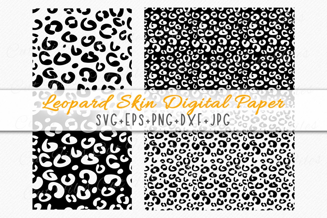 Leopard Patterns, Leopard Digital Paper - 4 Seamless Leopard Skin ...