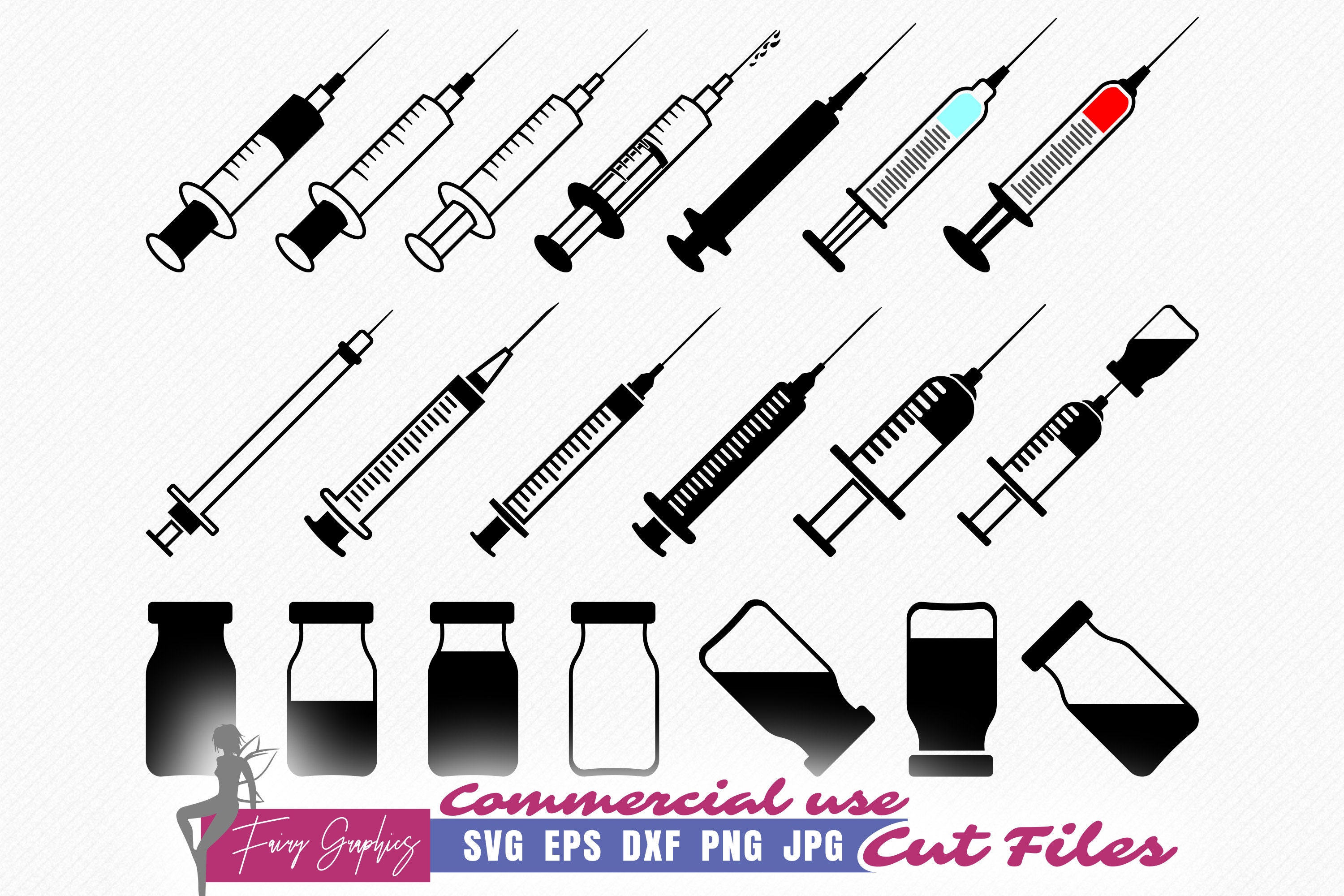 Syringe SVG Bundle Doctor SVG Hospital Vector and Clipart - Etsy Canada