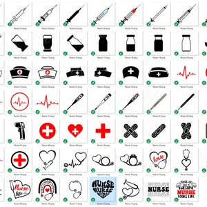 Nurse SVG Bundle | Nursing SVG | Hospital Clipart Designs | Stethoscope ...