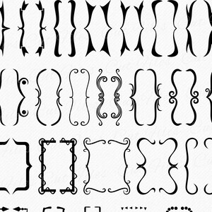 Bracket SVG Decoration Braces Bundle Text Parenthesis Vector and ...