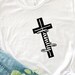 Family Cross SVG, Religious SVG, Spiritual T-shirt Design, Script Faith ...