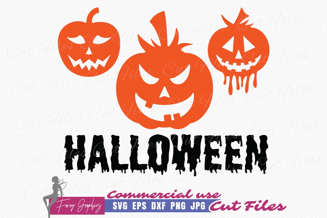 Halloween SVG, Vector Design for Cutting and Crafting - Etsy