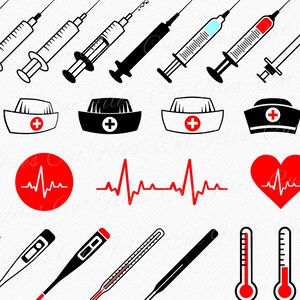 Nurse SVG Bundle | Nursing SVG | Hospital Clipart Designs | Stethoscope ...