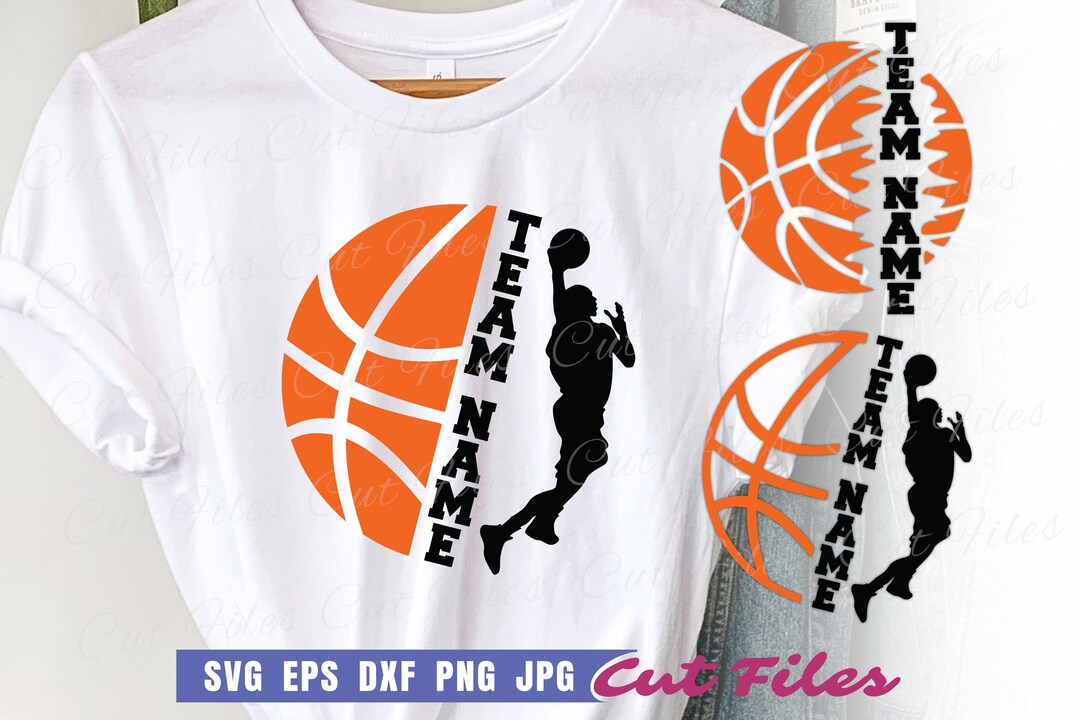 Basketball Team SVG Template | Basketball Your Team Name Vector and ...