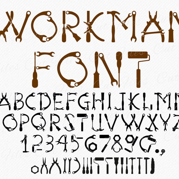 Tools Svg Letters - Etsy