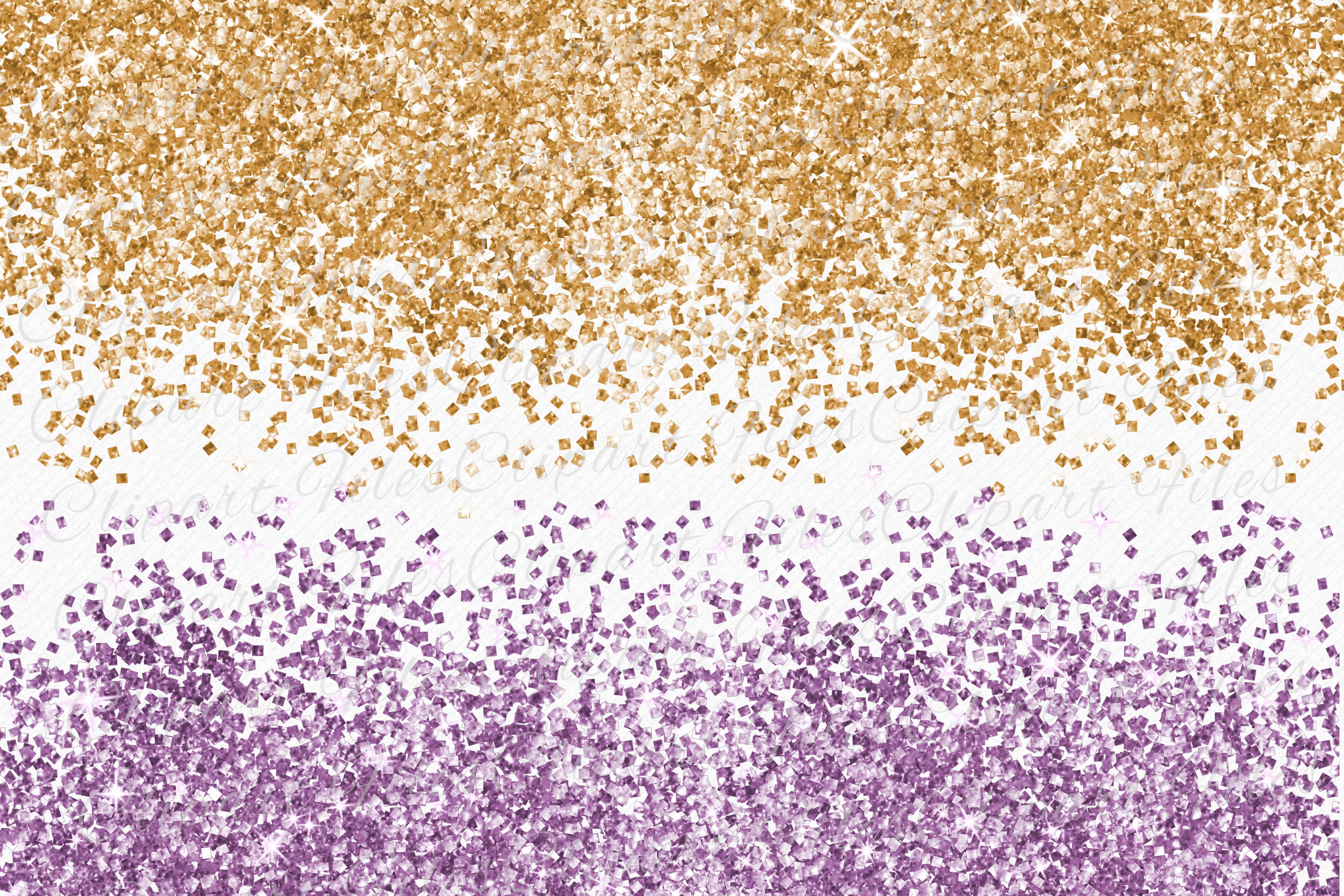 Glitter Confetti Borders 30 Colors Glitter Overlay - Etsy