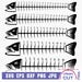 Fish Ruler SVG – Fishing Measure Ruler Clipart Template – Laser Cut ...