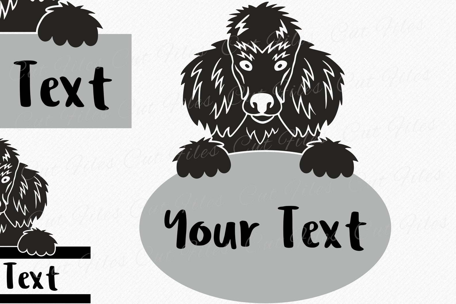 Poodle Head SVG Dog Poodle SVG Monogram Dog Dog SVG Vector - Etsy