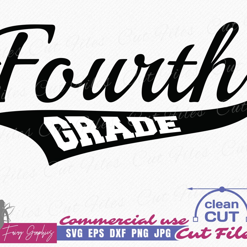 Fourth Grade Svg - Etsy