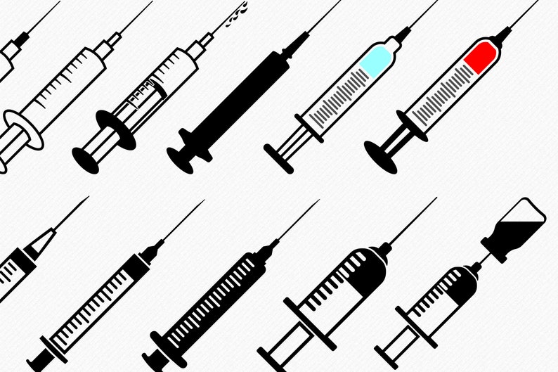 Syringe SVG Bundle Doctor SVG Hospital Vector and Clipart - Etsy