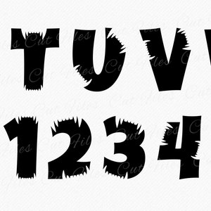 Dog Teeth SVG Font Animal Alphabet Scary Letters Svg Dog Teeth Font ...