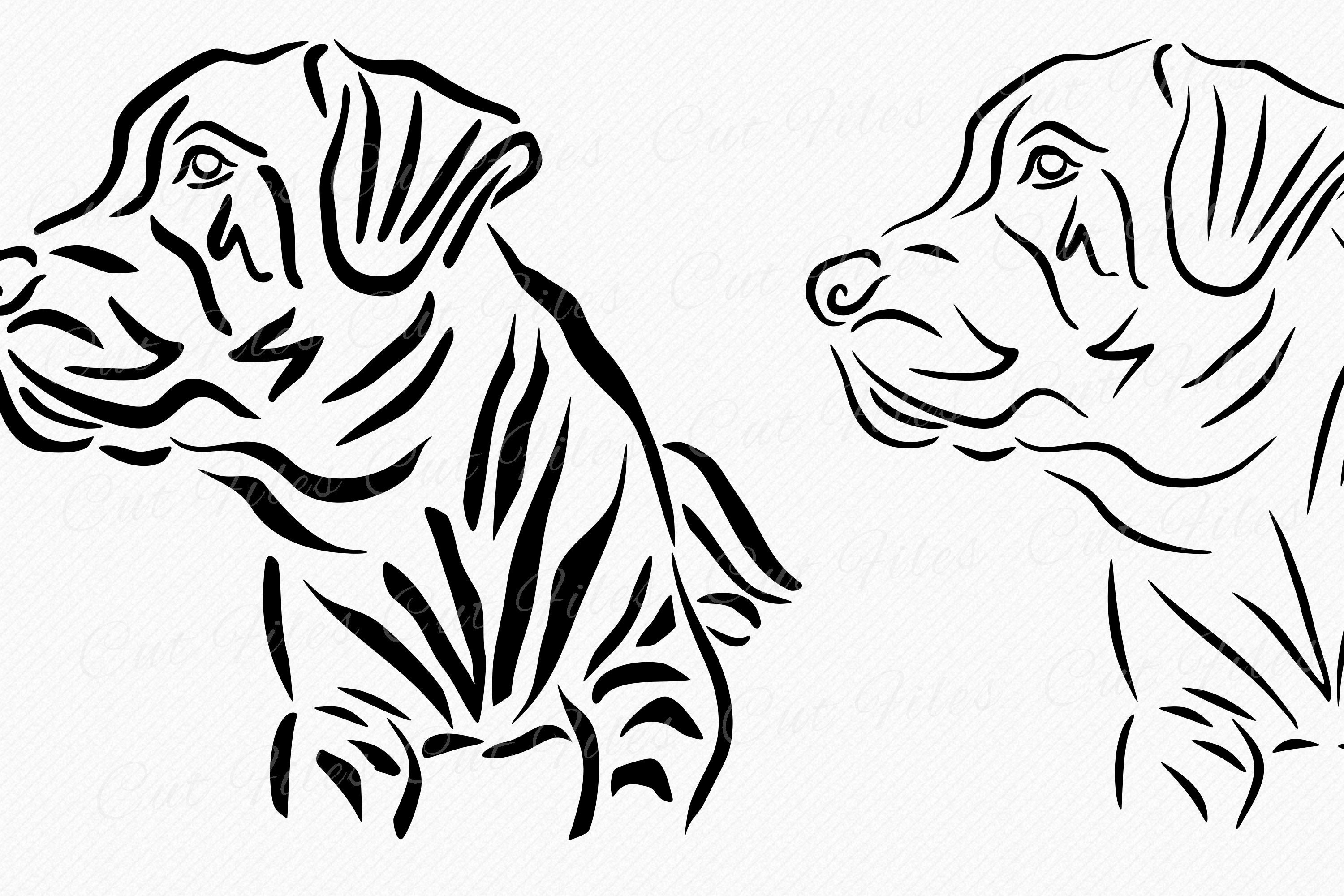 Labrador Head SVG Face Animal SVG Labrador Cutting File Dog - Etsy ...