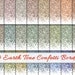 Earth Tone Glitter Confetti Borders | 30 Earth Tone Glitter Overlay ...