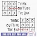Think Outside the Box SVG Vector and Clipart File, Student Quote ...