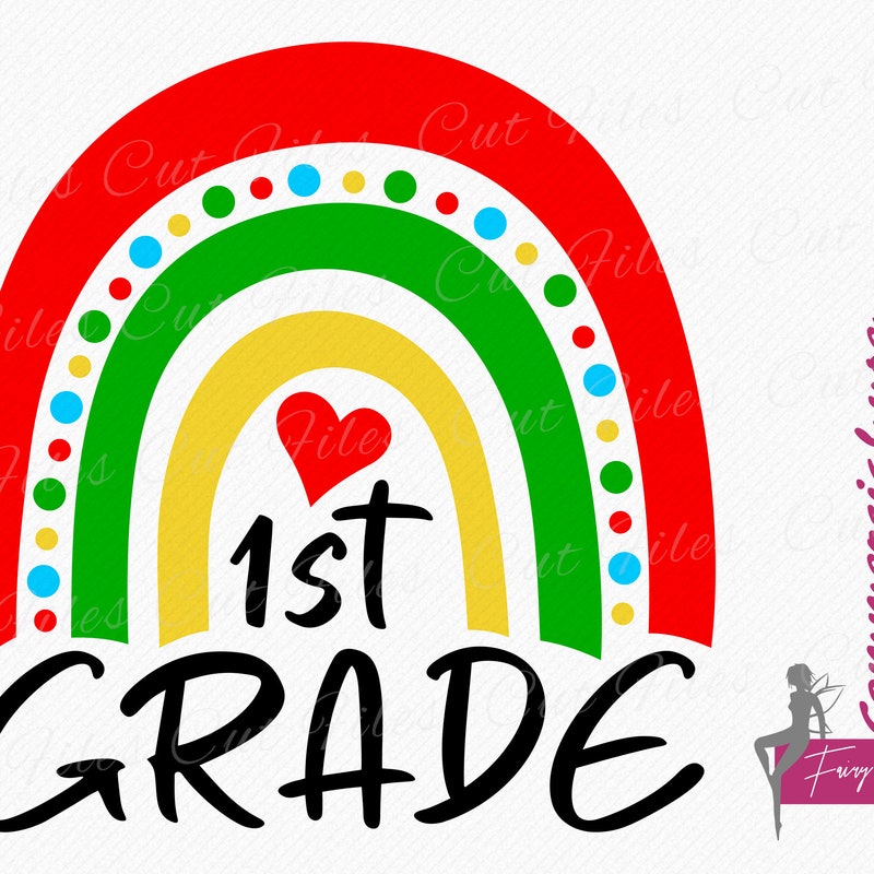 1st Grade Svg - Etsy