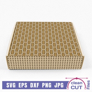 Basket Weave Patterns SVG Bundle, Seamless Basket Weave Template ...