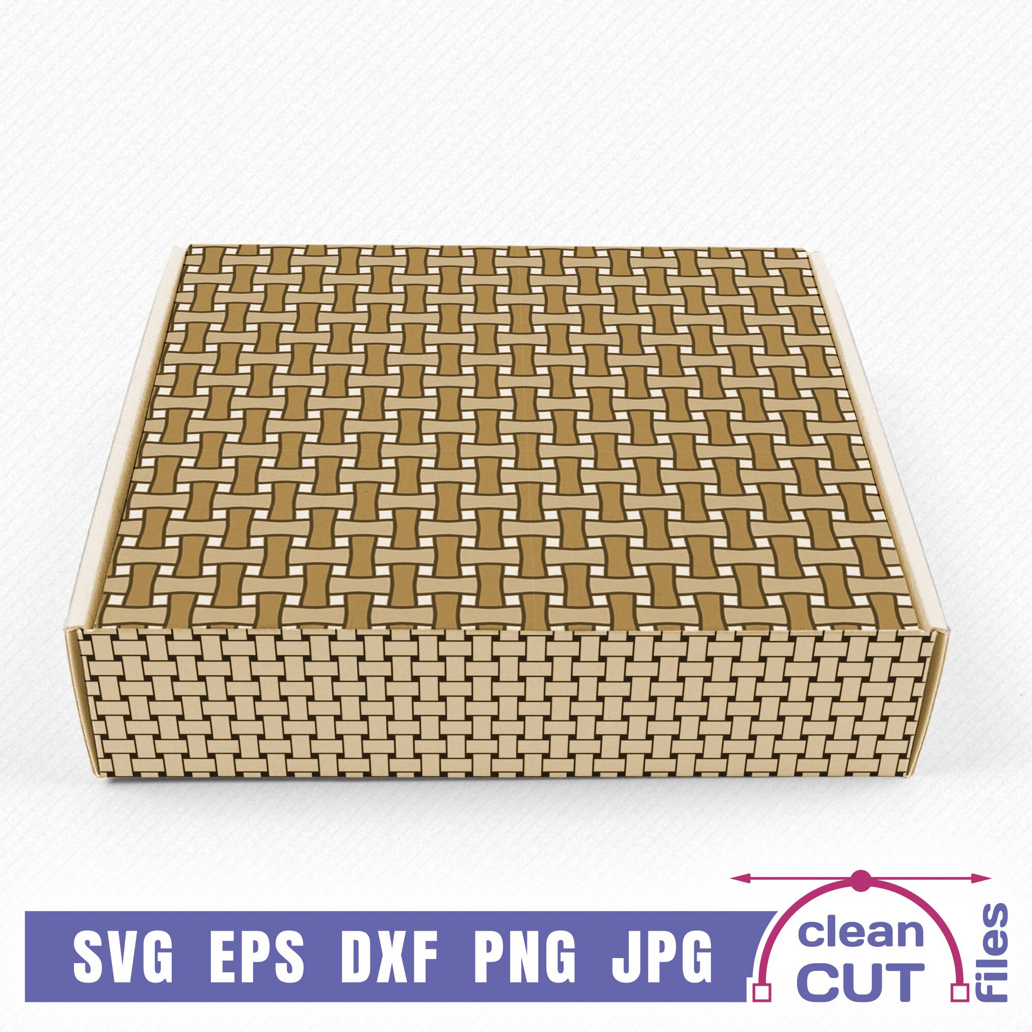 Basket Weave Patterns SVG Bundle, Seamless Basket Weave Template ...
