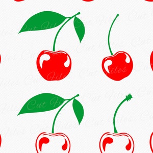 Cherries SVG Bundle, Cherry Vector and Clipart Files - Etsy