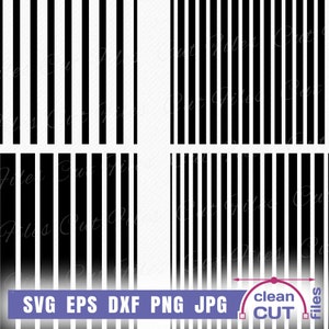 Stripe Patterns SVG Vector Bundle Clipart Files, Seamless Texture Line ...