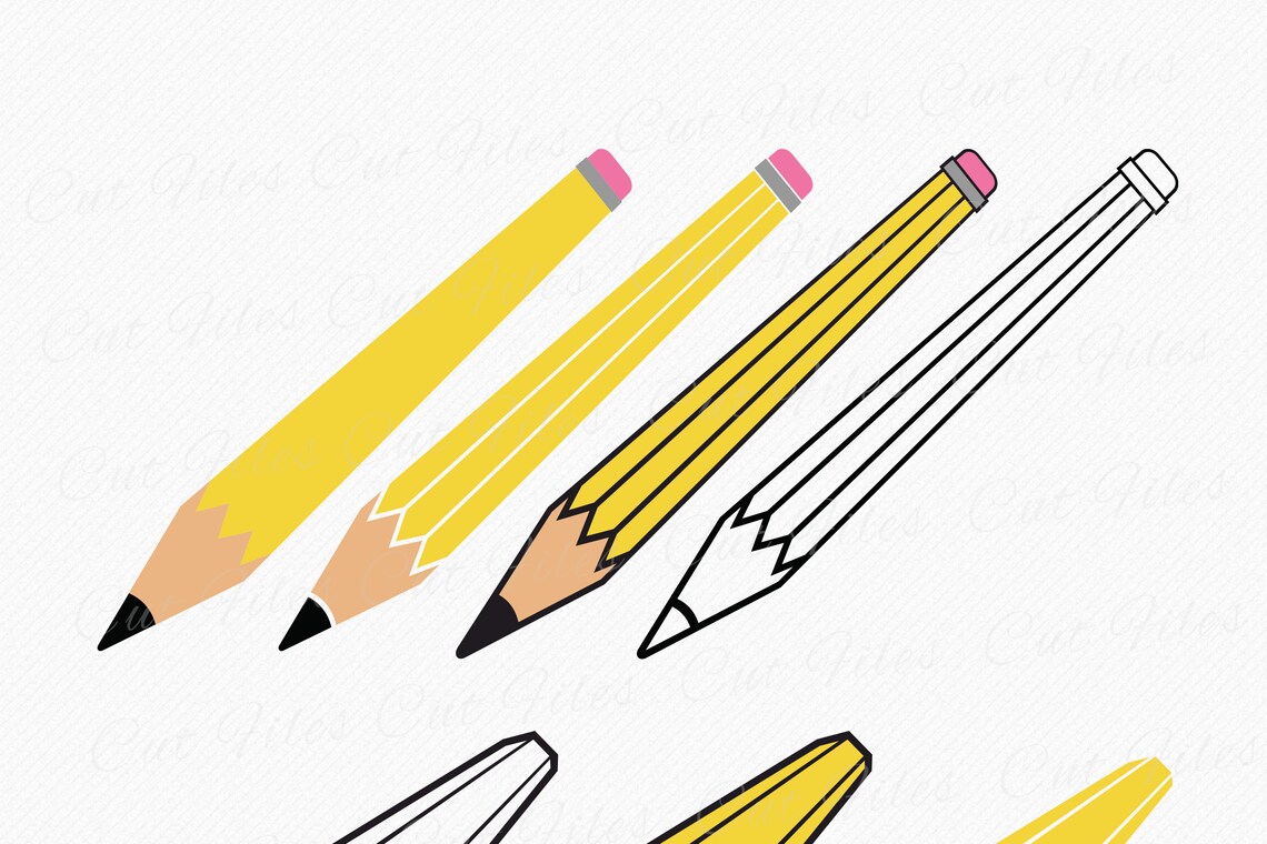Pencil SVG Bundle 17 Vector Pencil School Pencil SVG Pencil - Etsy