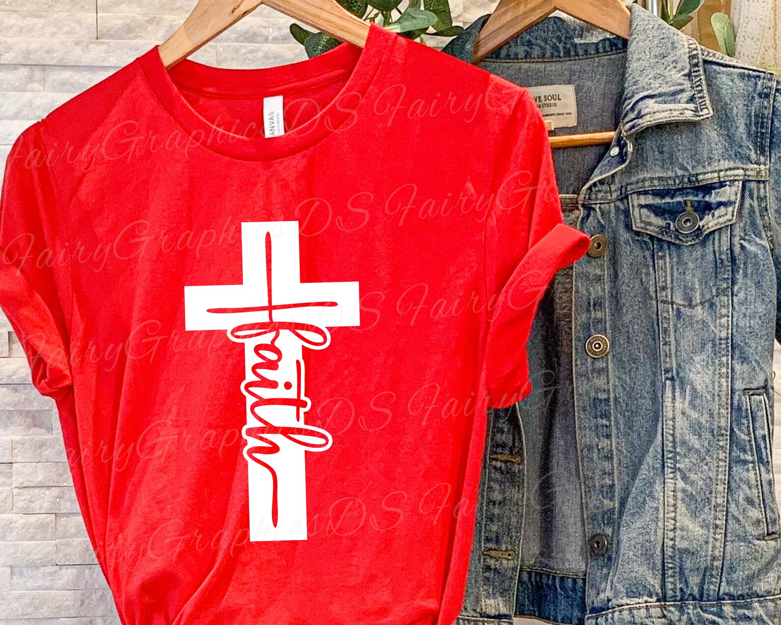 Faith Cross SVG, Religious SVG, Spiritual T-shirt Design, Script Faith ...