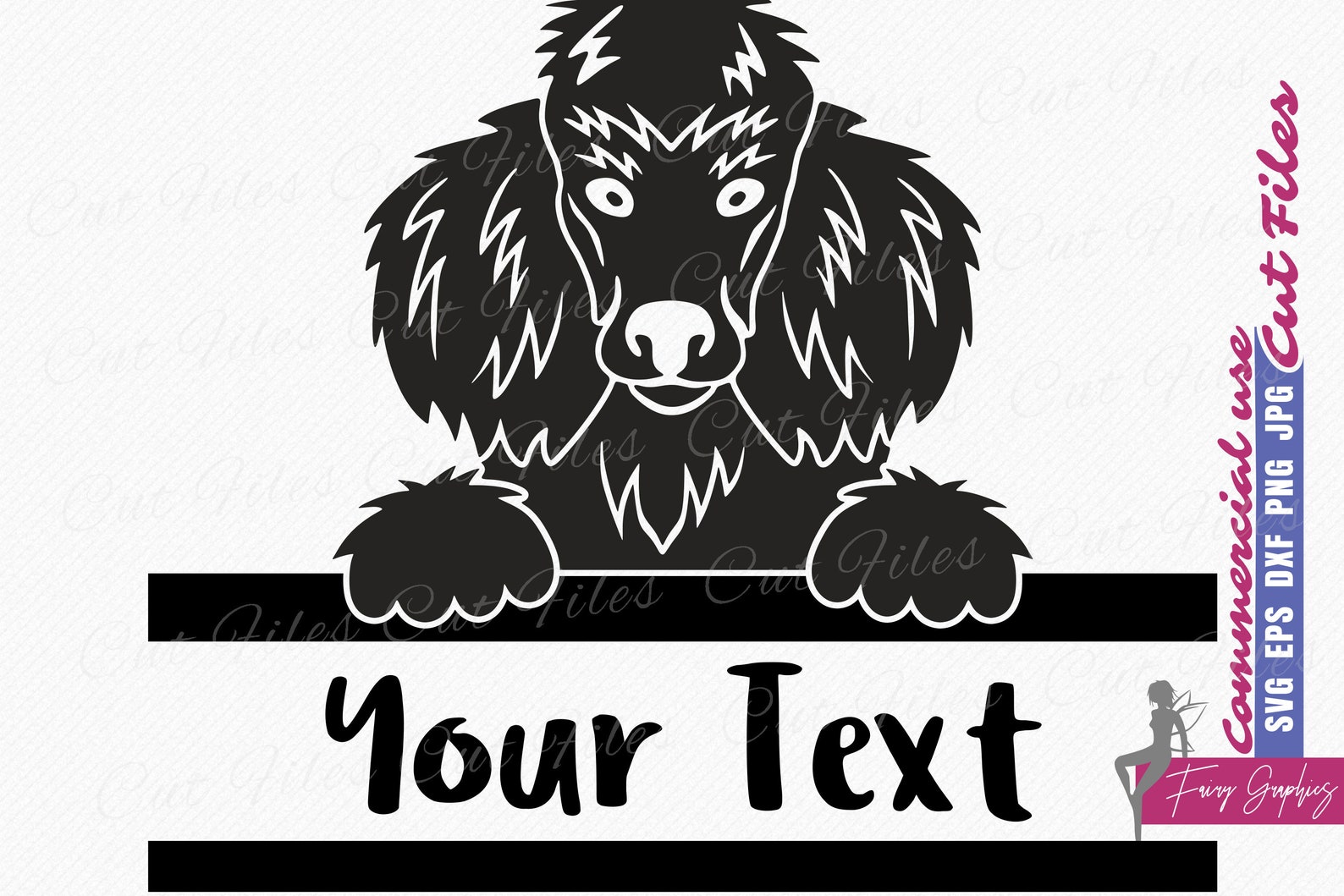 Poodle Head SVG Dog, Poodle SVG Monogram Dog, Dog SVG, Vector Cutting ...