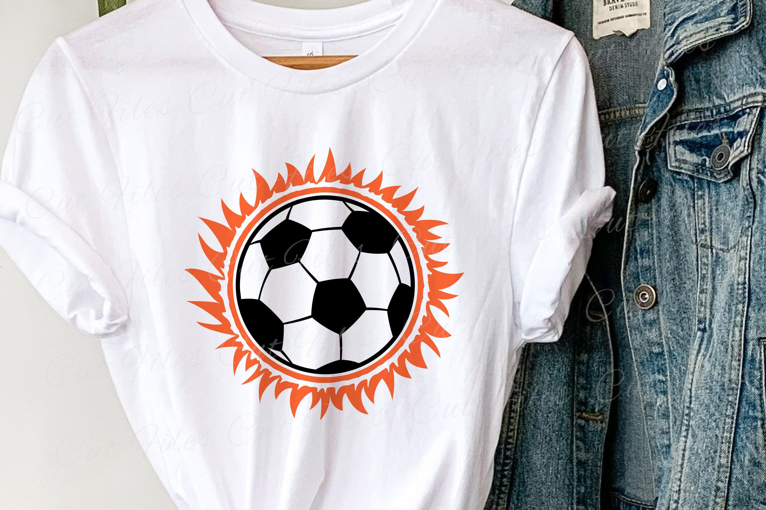 Soccer Ball Fire SVG Bundle Fire Soccer SVG Soccer on Fire | Etsy