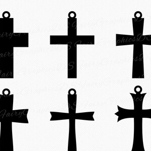 Earrings Cross Template SVG Bundle, Religious Earrings Templates ...