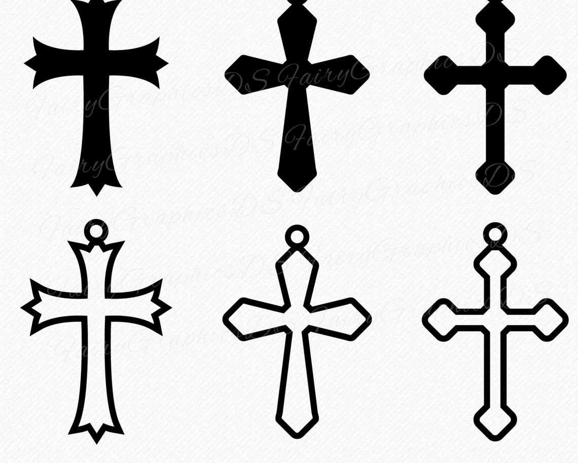 Earrings Cross Template SVG Bundle, Religious Earrings Templates ...