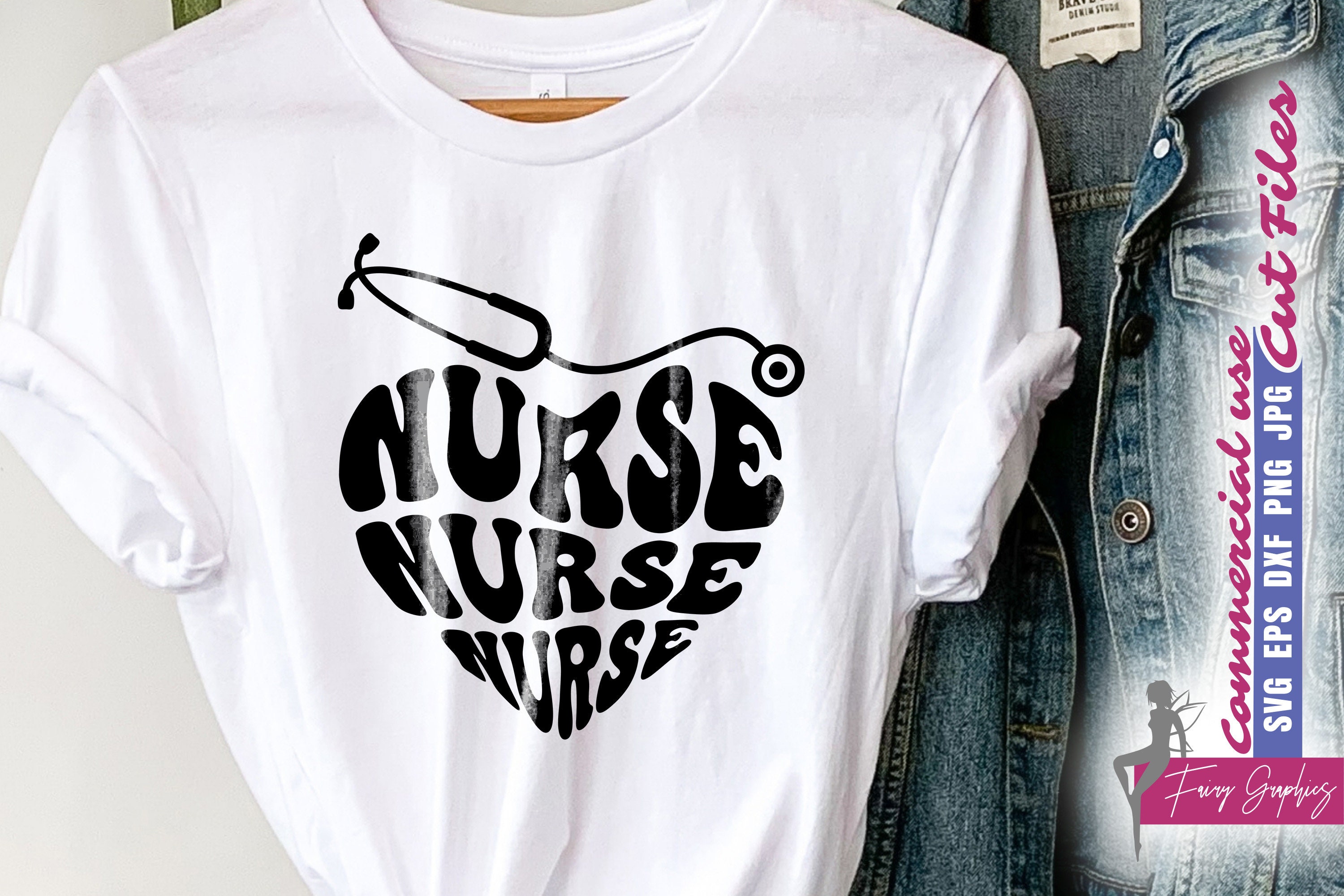 Nurse Heart SVG | Nurse Life Vector Files | Nursing SVG, Stethoscope ...