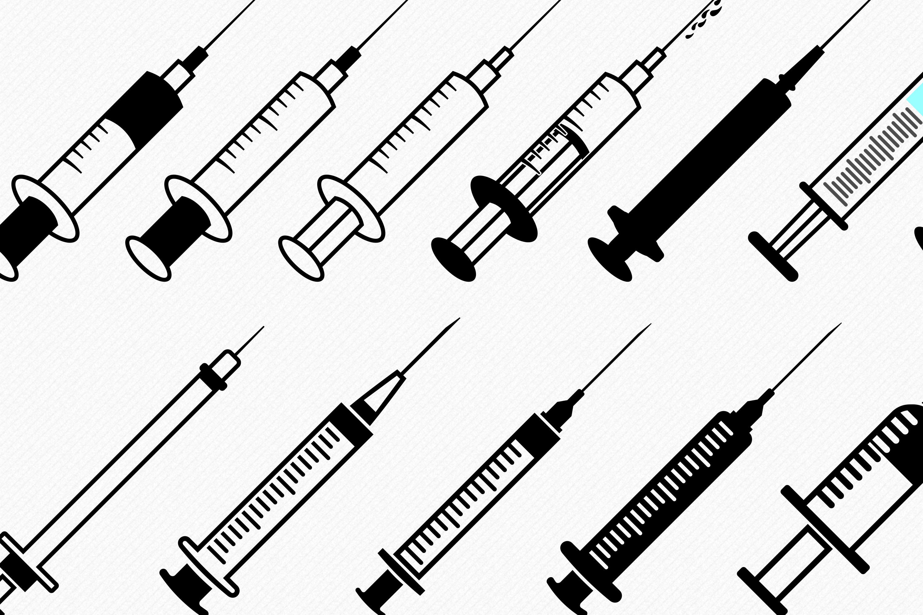 Syringe SVG Bundle | Doctor SVG | Hospital Vector and Clipart Designs ...