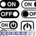 On off Power Button SVG Bundle Toggle Switch, Power Symbol on Off ...