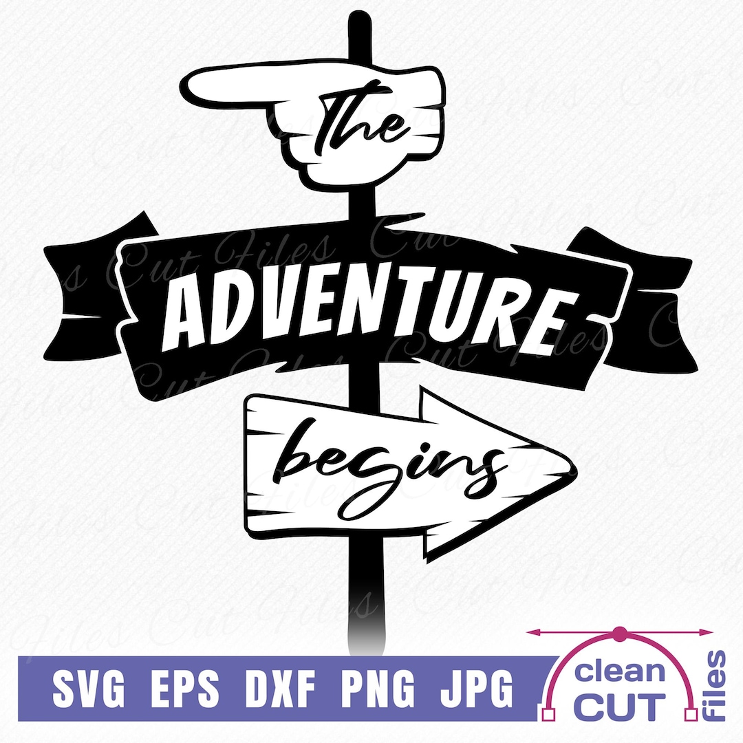 The Adventure Begins SVG / Camping Outdoor Trip Summer Svg / Cut Files ...