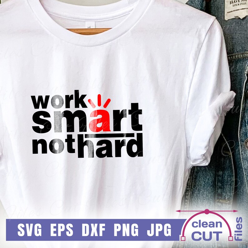 Work Smart Not Hard SVG Bundle, Smartworking Motivation Lettering Quote Vector Clipart Cricut ...