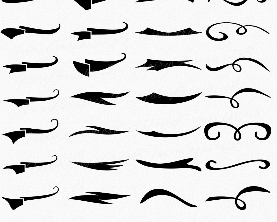 Baseball Text Tails SVG Bundle 66 Vector and Clipart Tails - Etsy