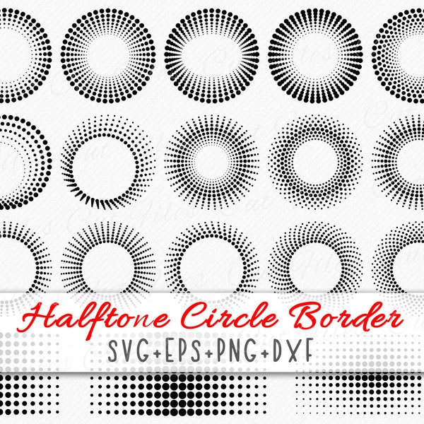 Half Circle Border Svg - Etsy UK