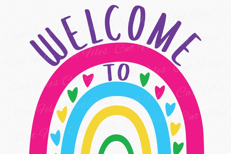 3rd Grade Rainbow SVG Welcome to Third Grade Rainbow SVG - Etsy