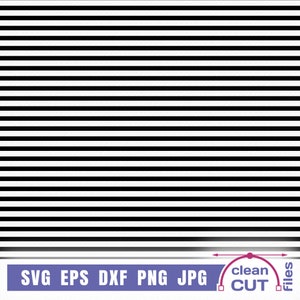 Seamless Stripes Pattern SVG Vector Bundle, Thick and Thin Lines ...