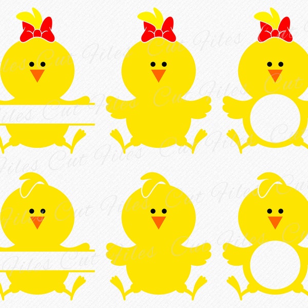 Easter Chick Svg - Etsy