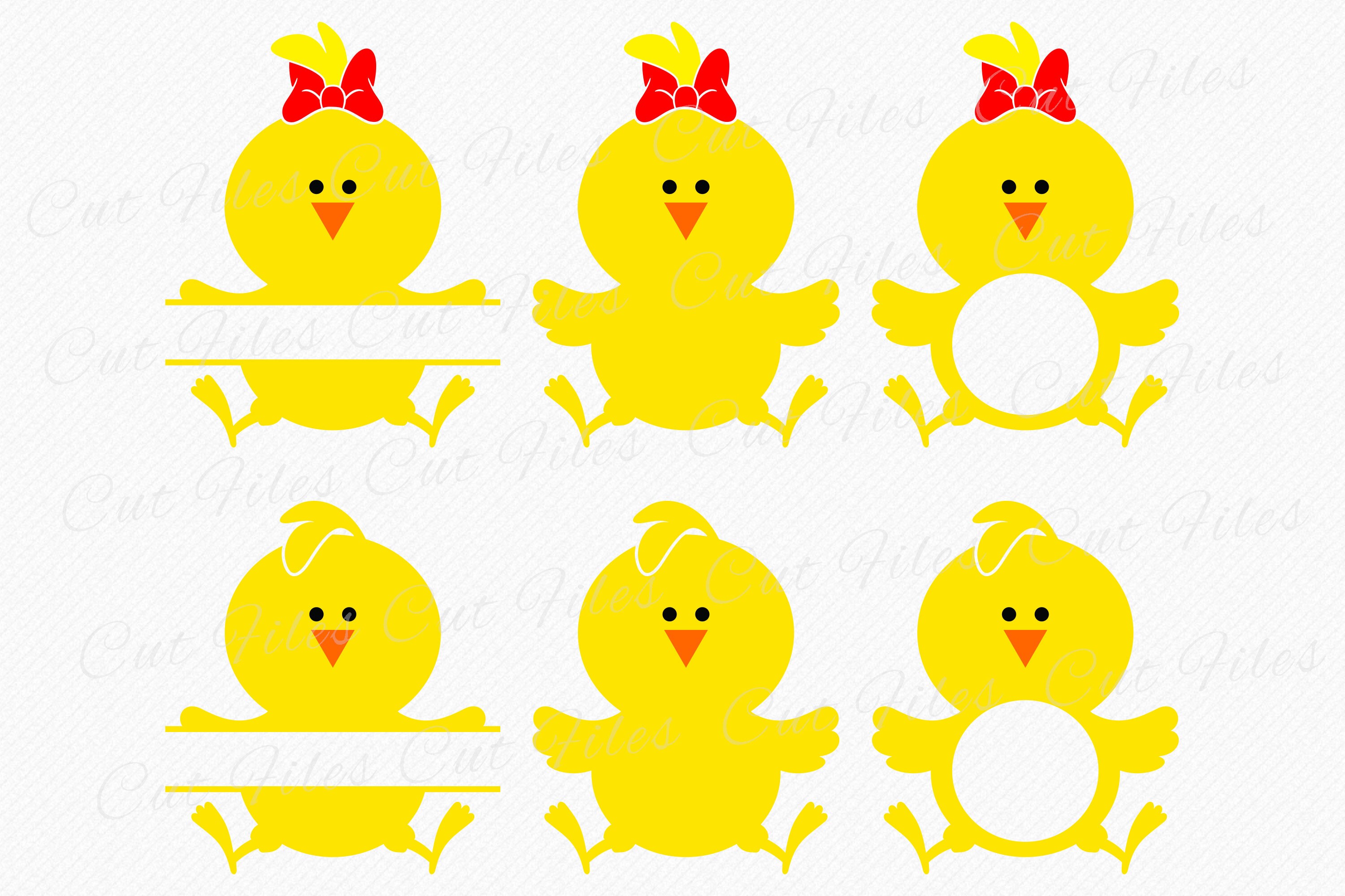 Easter Chick SVG Cute Chick Vector Chick Clipart Files - Etsy