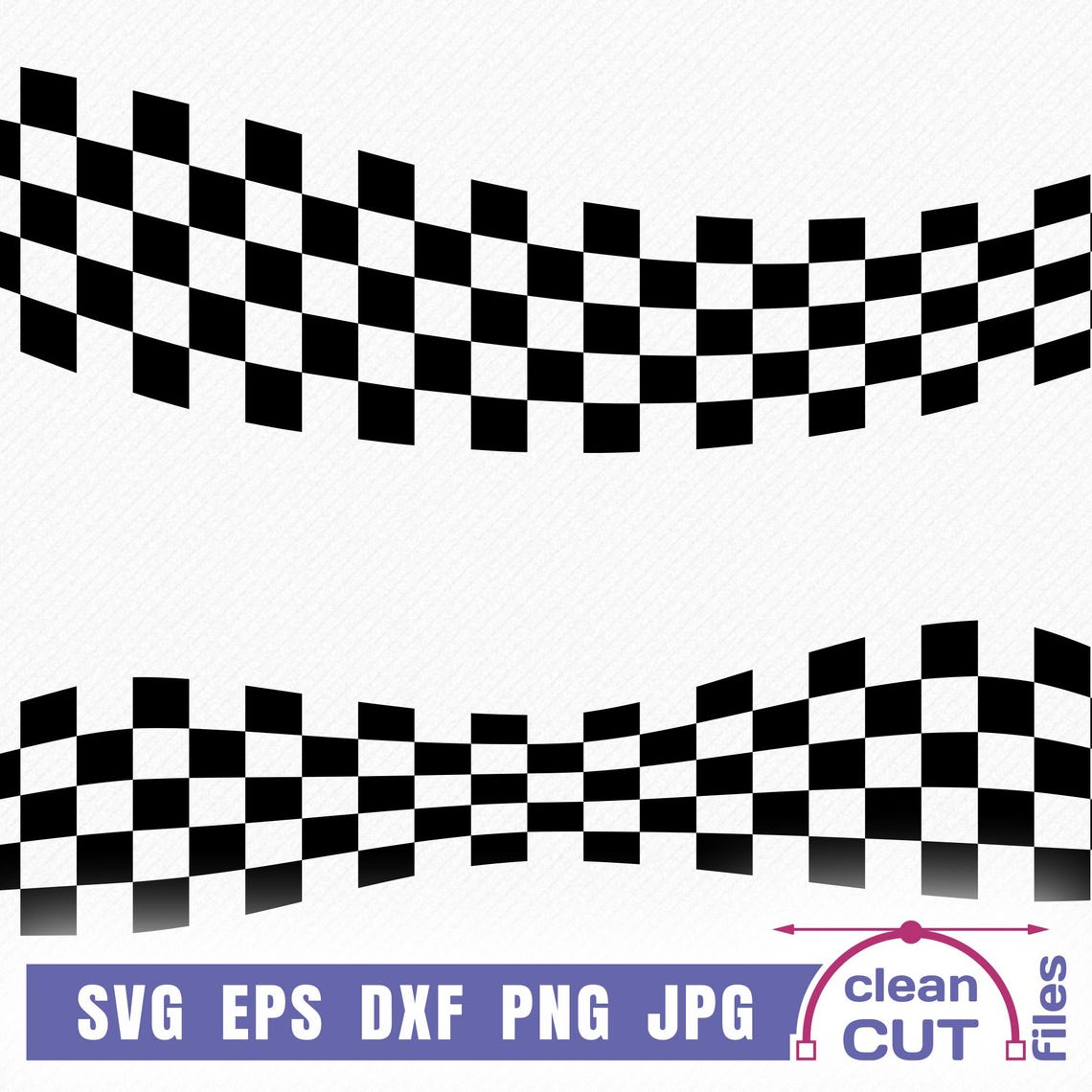 Checkerboard Line Border SVG, Twisted Checker Frame Pattern, Finish ...