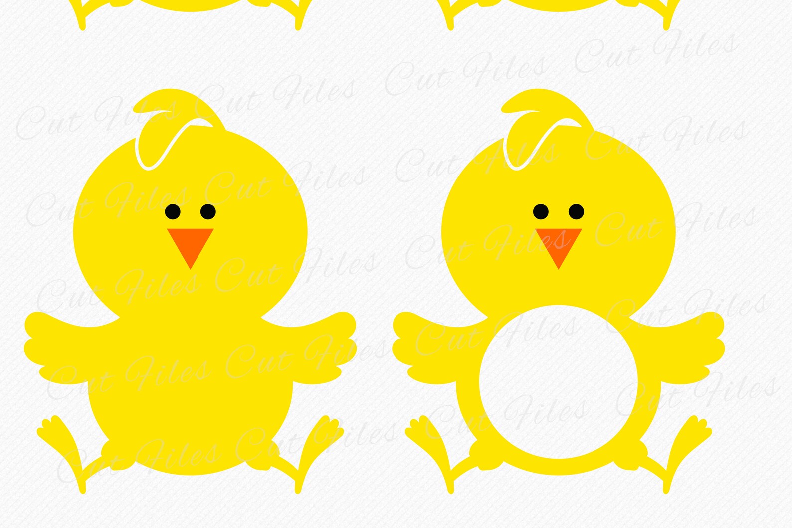 Easter Chick SVG Cute Chick Vector Chick Clipart Files - Etsy