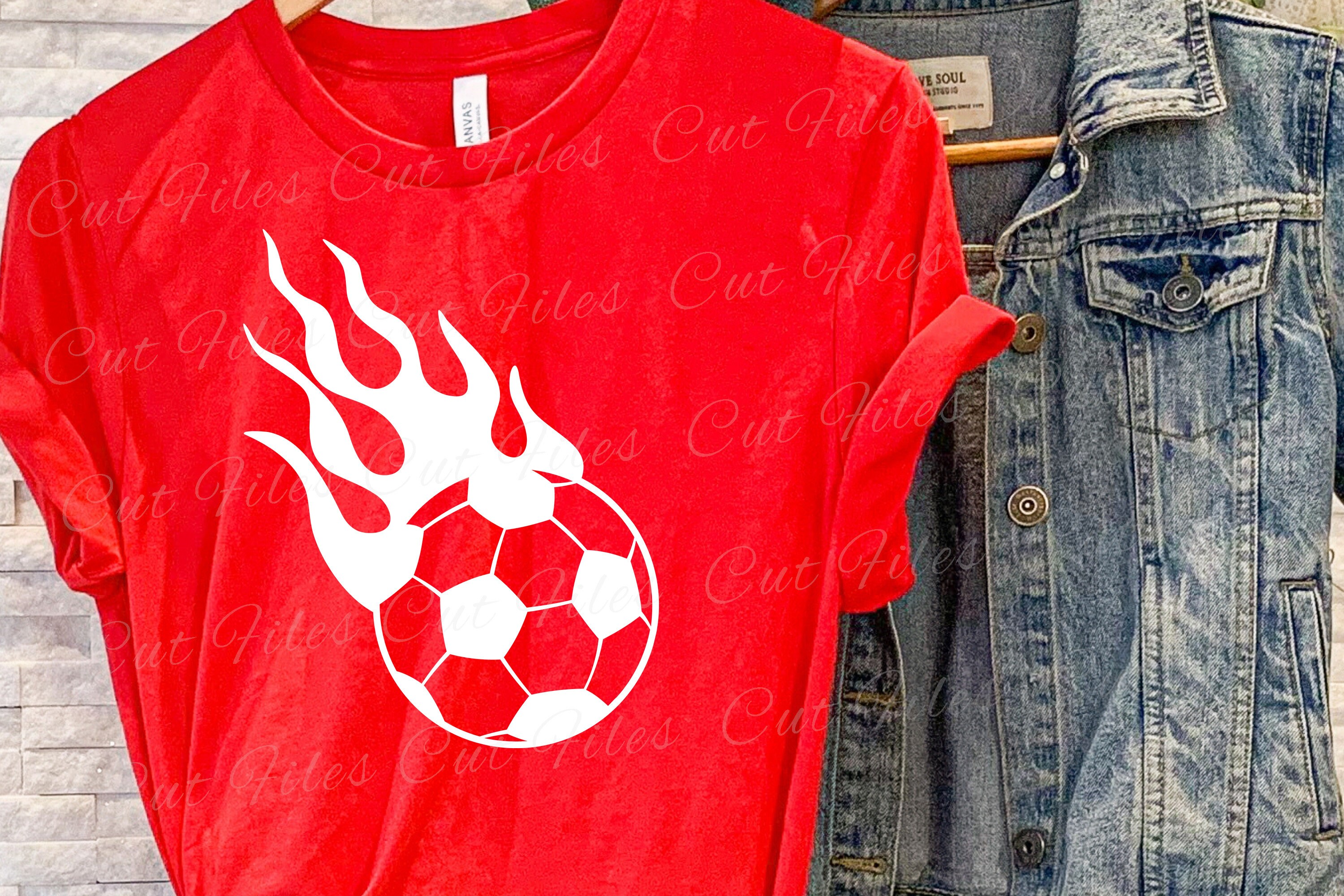 Soccer Ball Fire SVG Bundle Fire Soccer SVG Soccer on Fire | Etsy