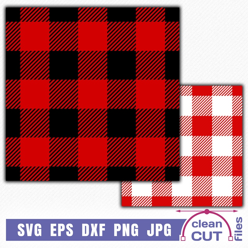 Buffalo Check Stencil - Etsy