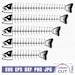 Fish Ruler SVG – Fishing Measure Ruler Clipart Template – Laser Cut ...