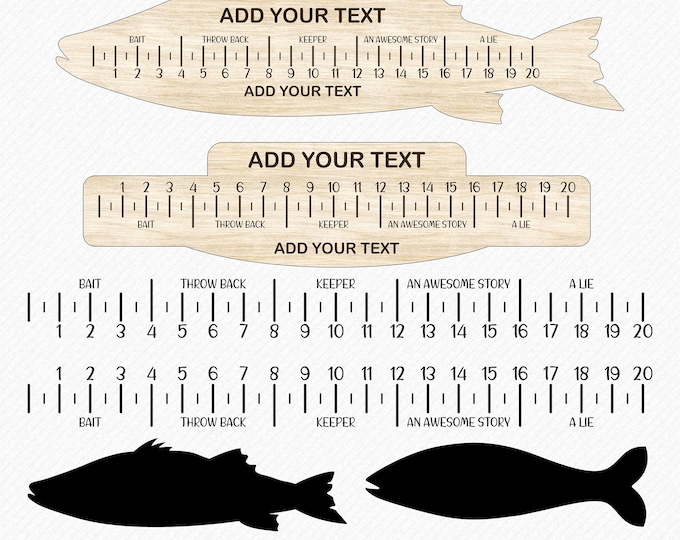 Fisherman's Ruler SVG File - Etsy Canada